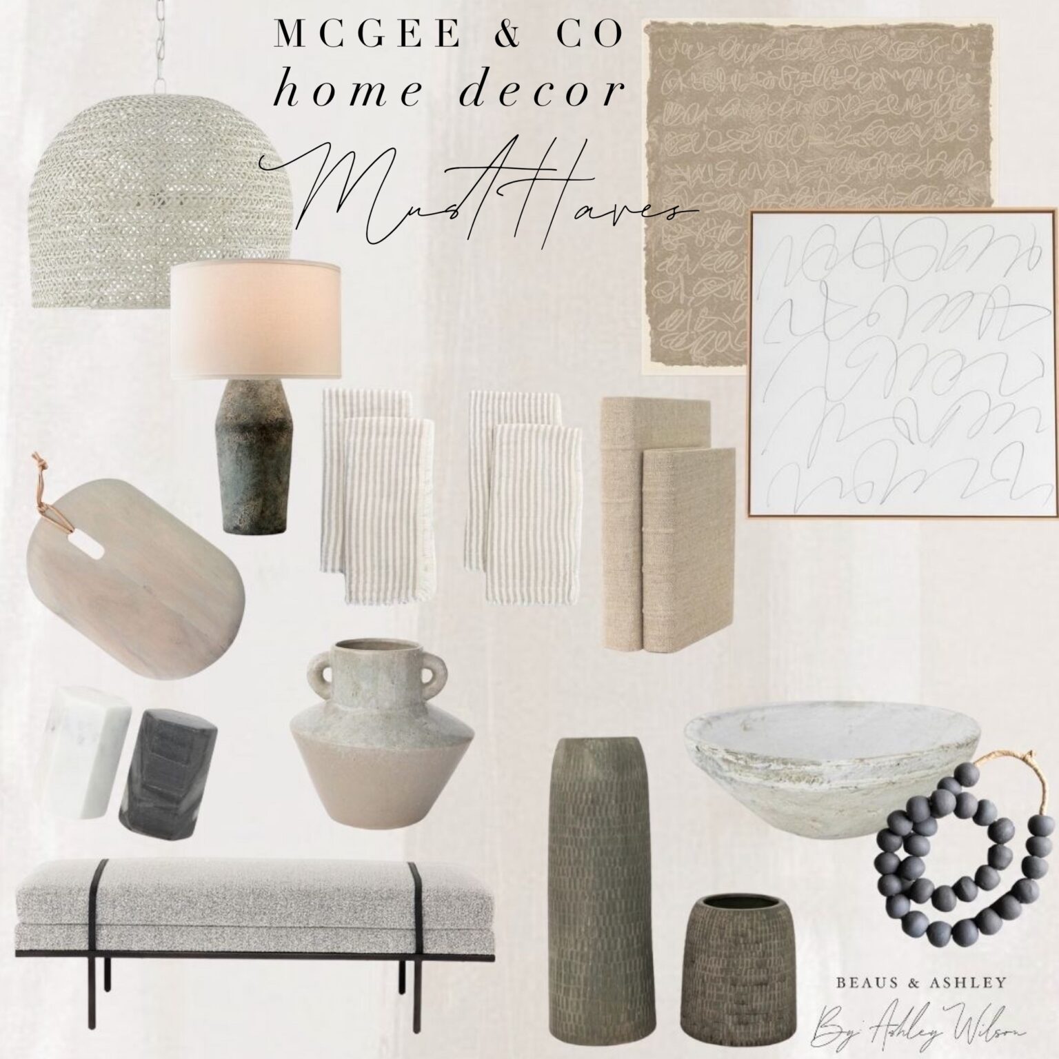 Mcgee & Co New Arrival Home Decor Must Haves – Beaus and Ashley